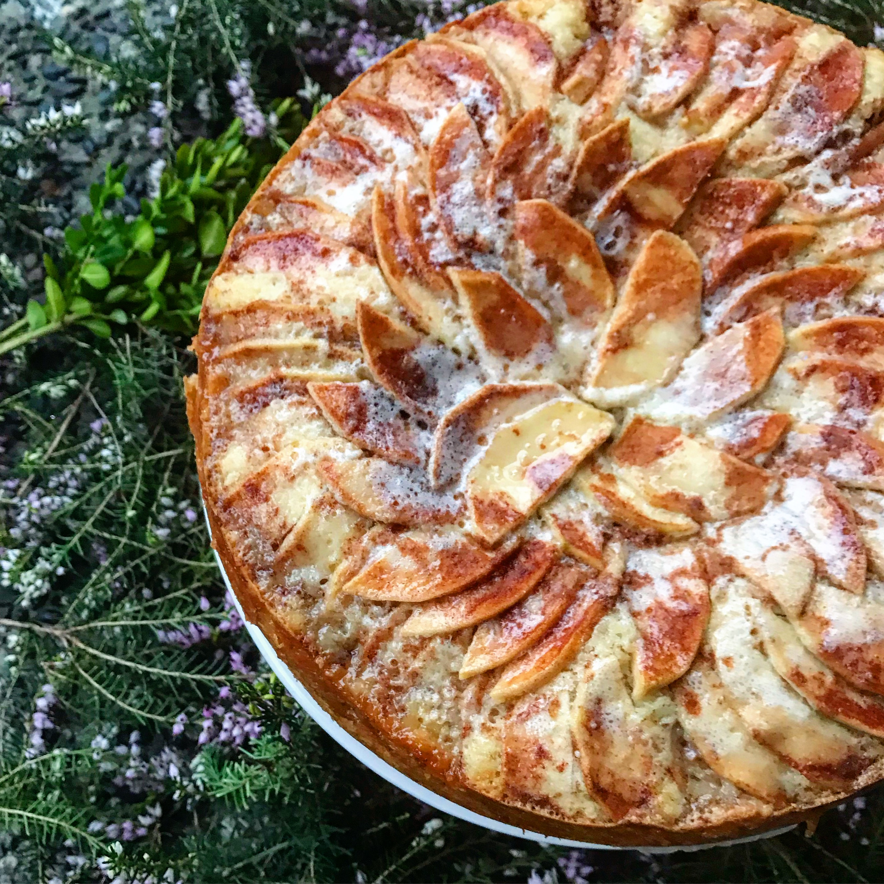 Apple Kuchen {German Apple Cake} – Rumbly in my Tumbly